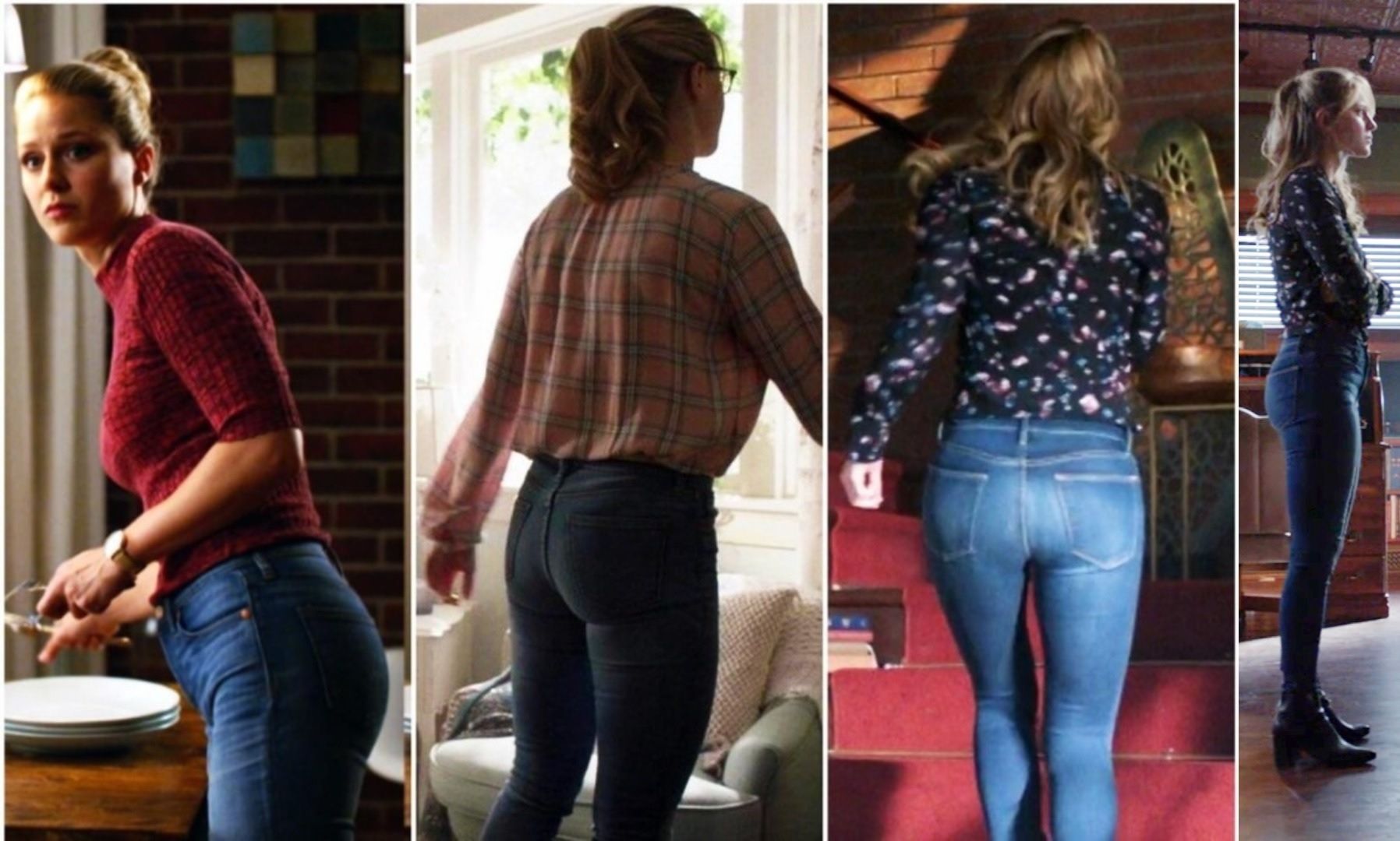 Melissa Benoist Butt Collage - 8 | Scrolller