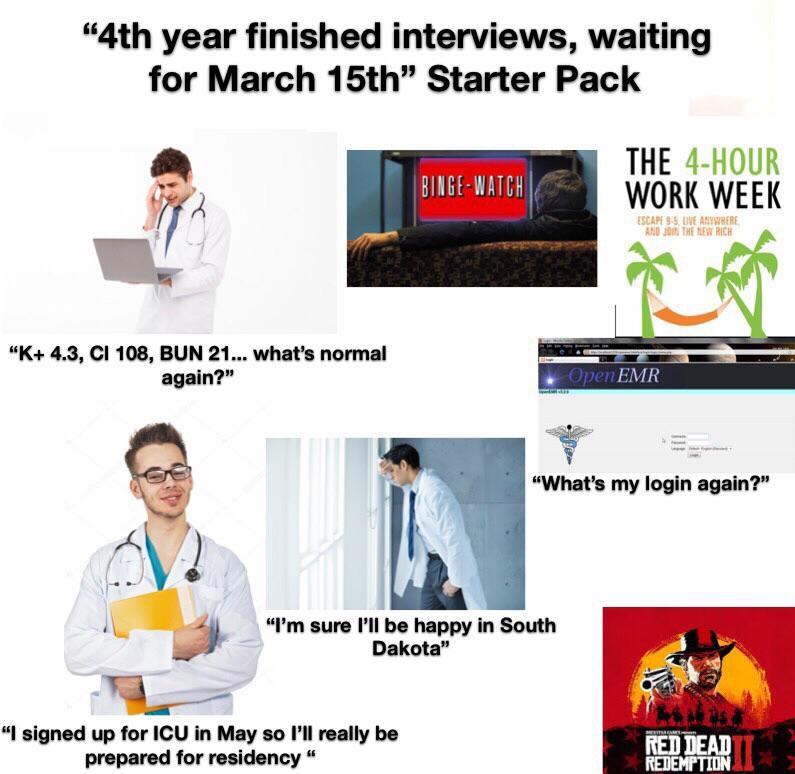 [Meme] “4th year finished interviews, waiting for March 15th” Starter Pack | Scrolller