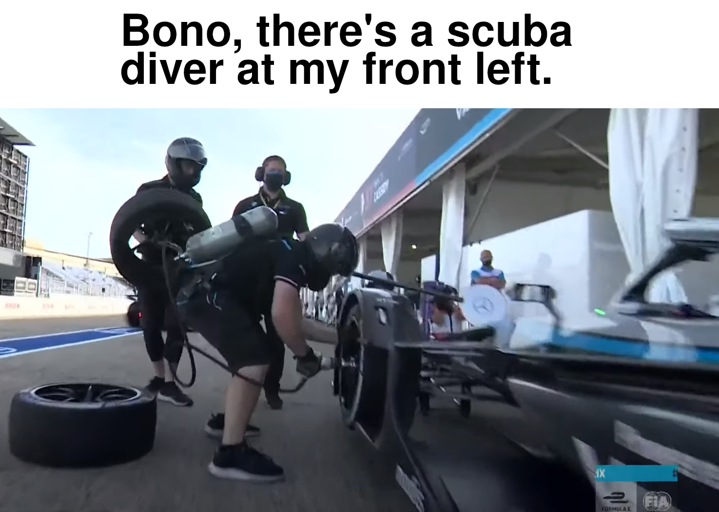 Merc EQ using an interesting wheel gun technology. | Scrolller