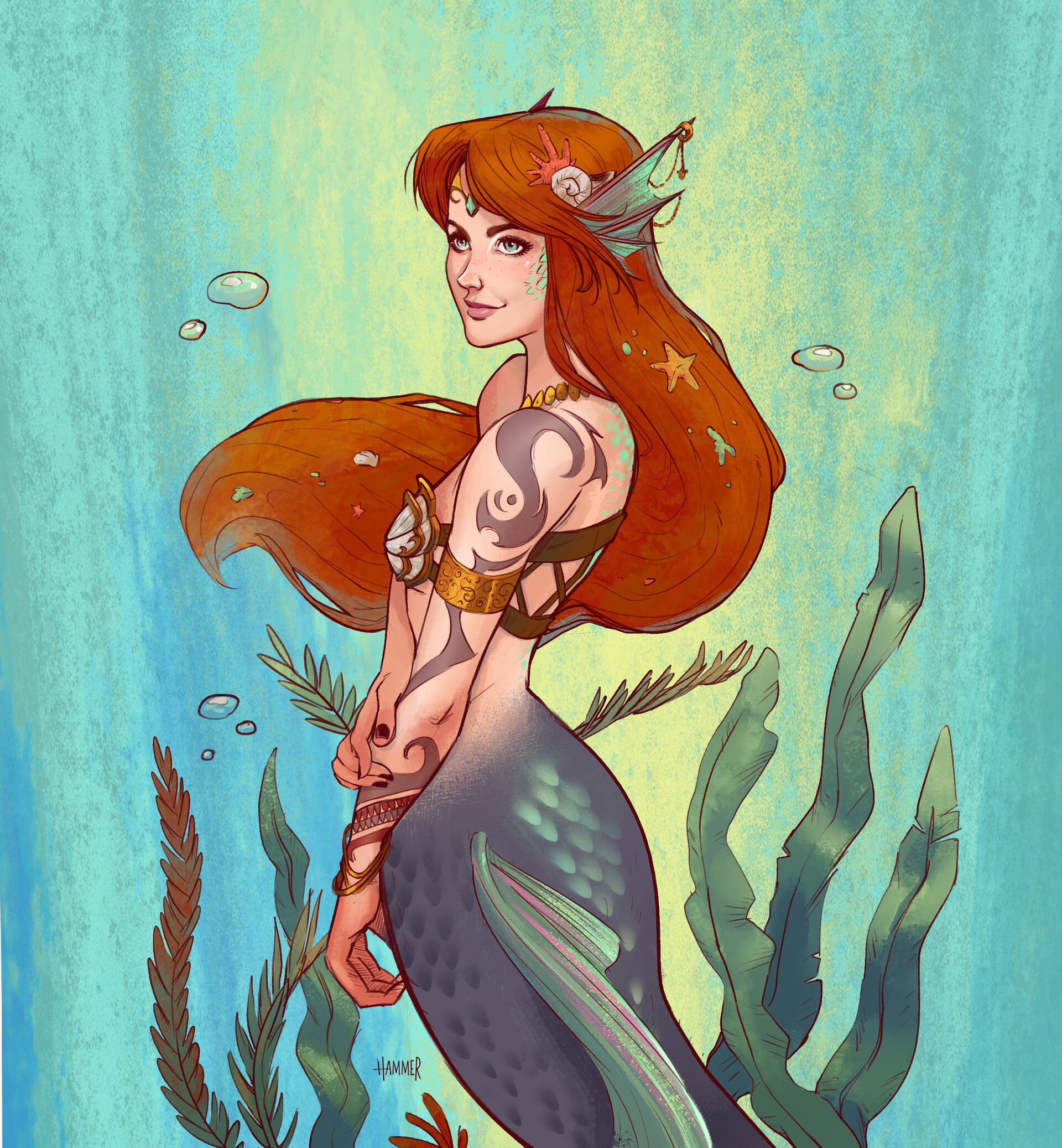 Mermaid by Davi Hammer | Scrolller
