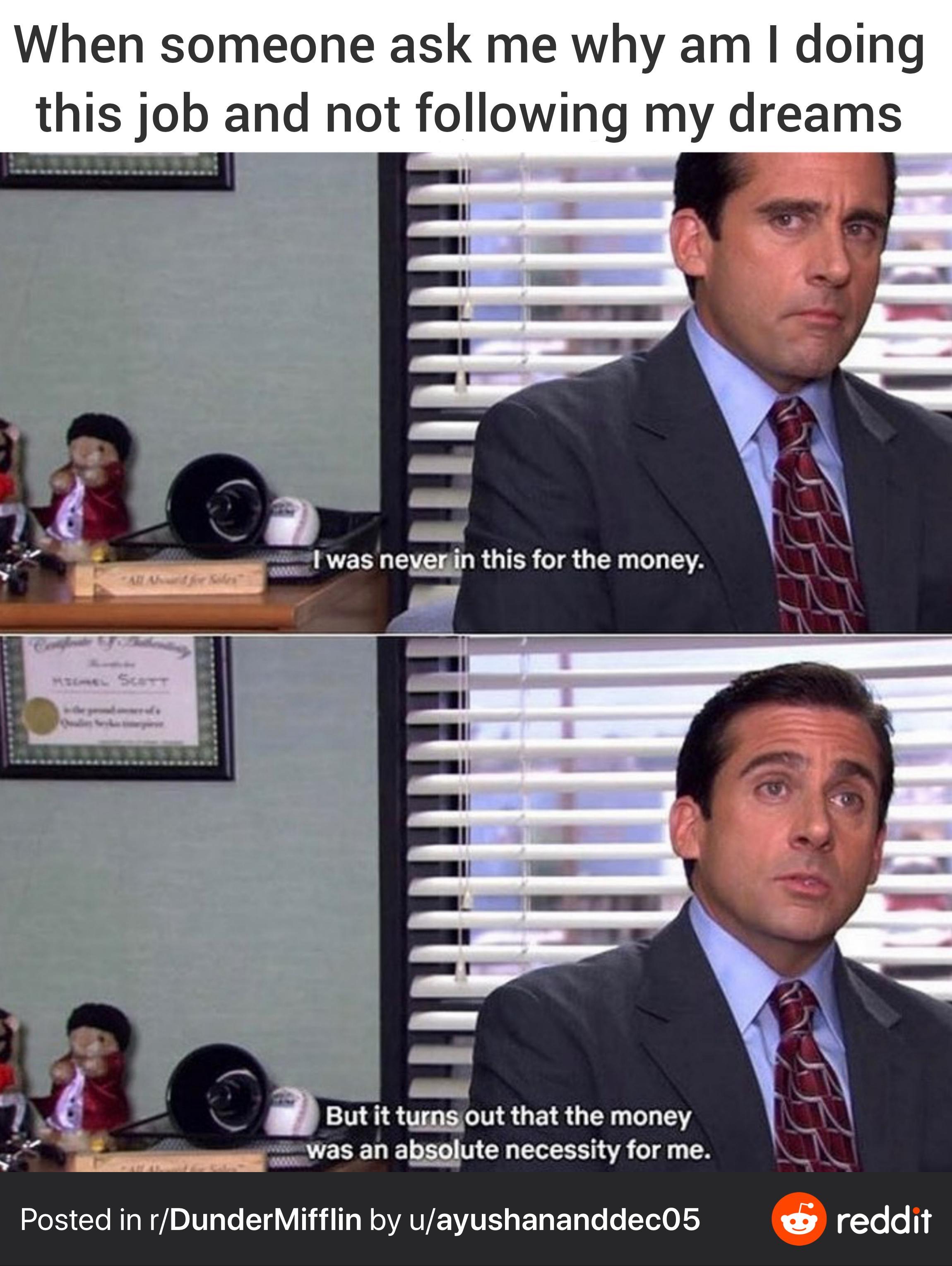 Michael Scott is all of us | Scrolller
