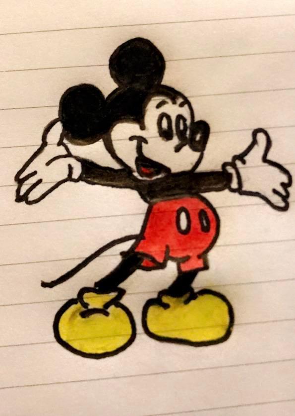 Mickey Mouse doodle | Scrolller