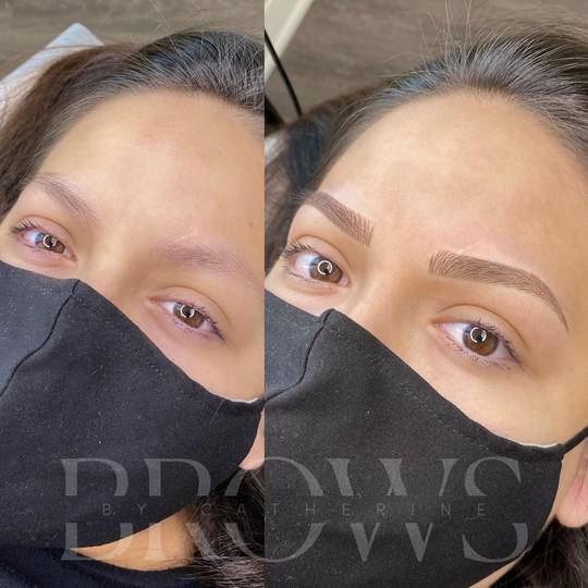 Microblading with soft shading done by me BROWSBYCATHERINE | Scrolller