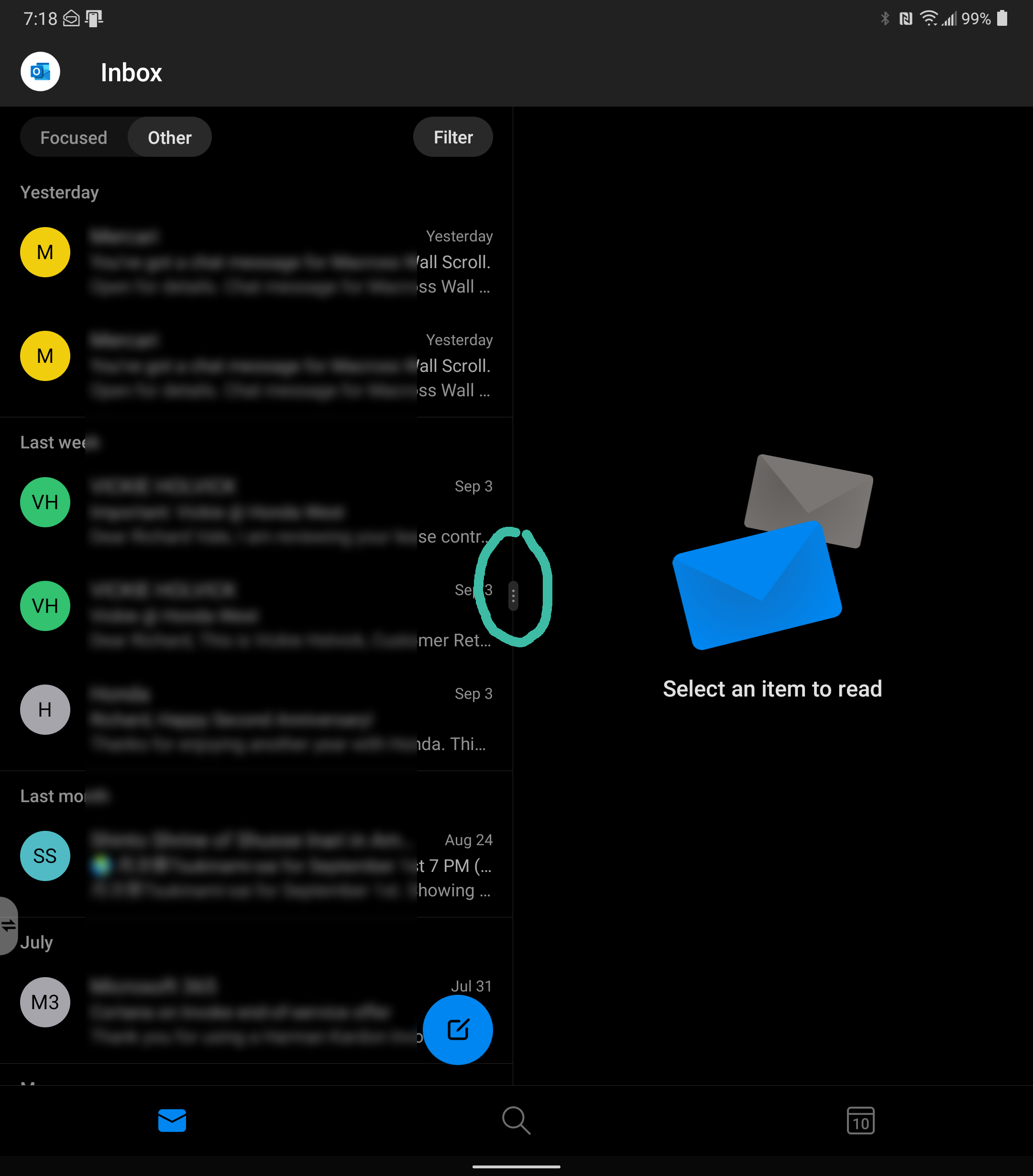 Microsoft Outlook works pretty great in wide-mode now | Scrolller