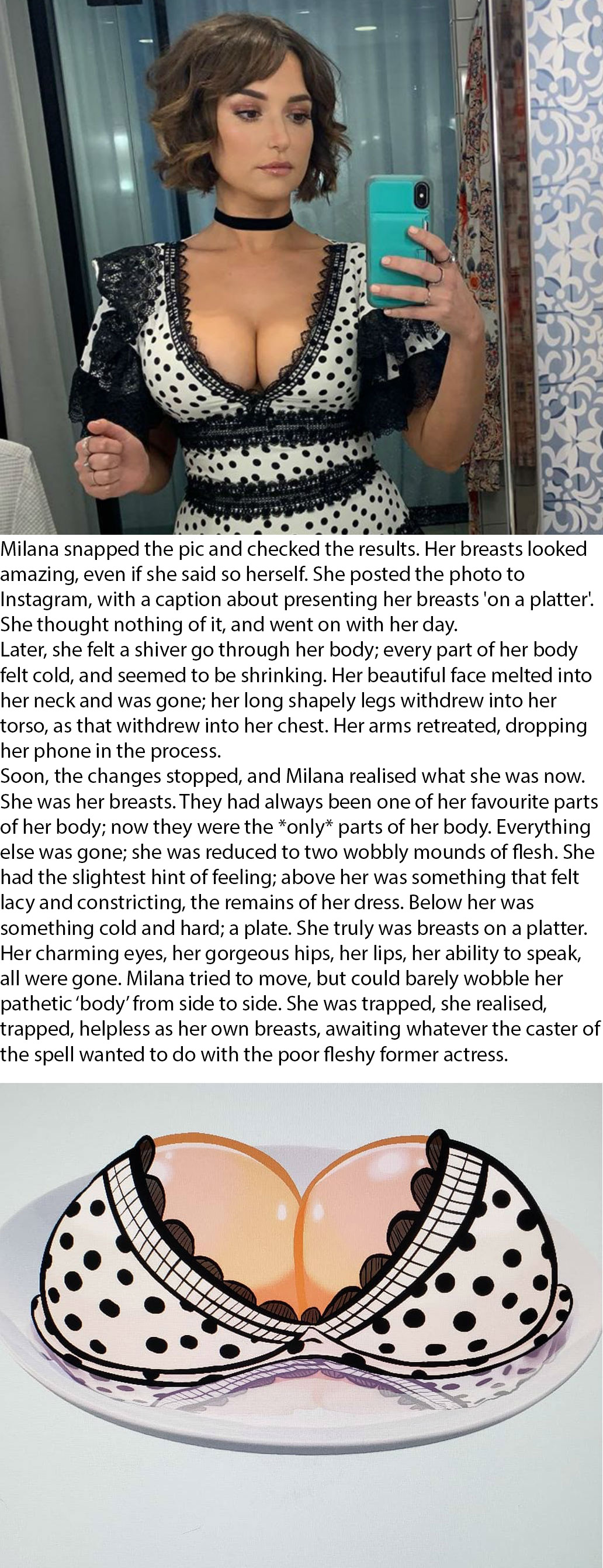 Milana on a Platter [boob TF] | Scrolller