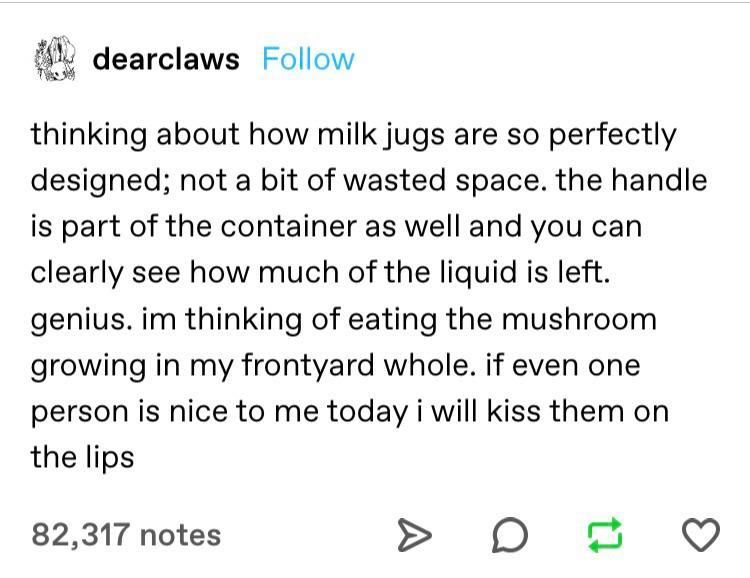 Milk jug analysis | Scrolller