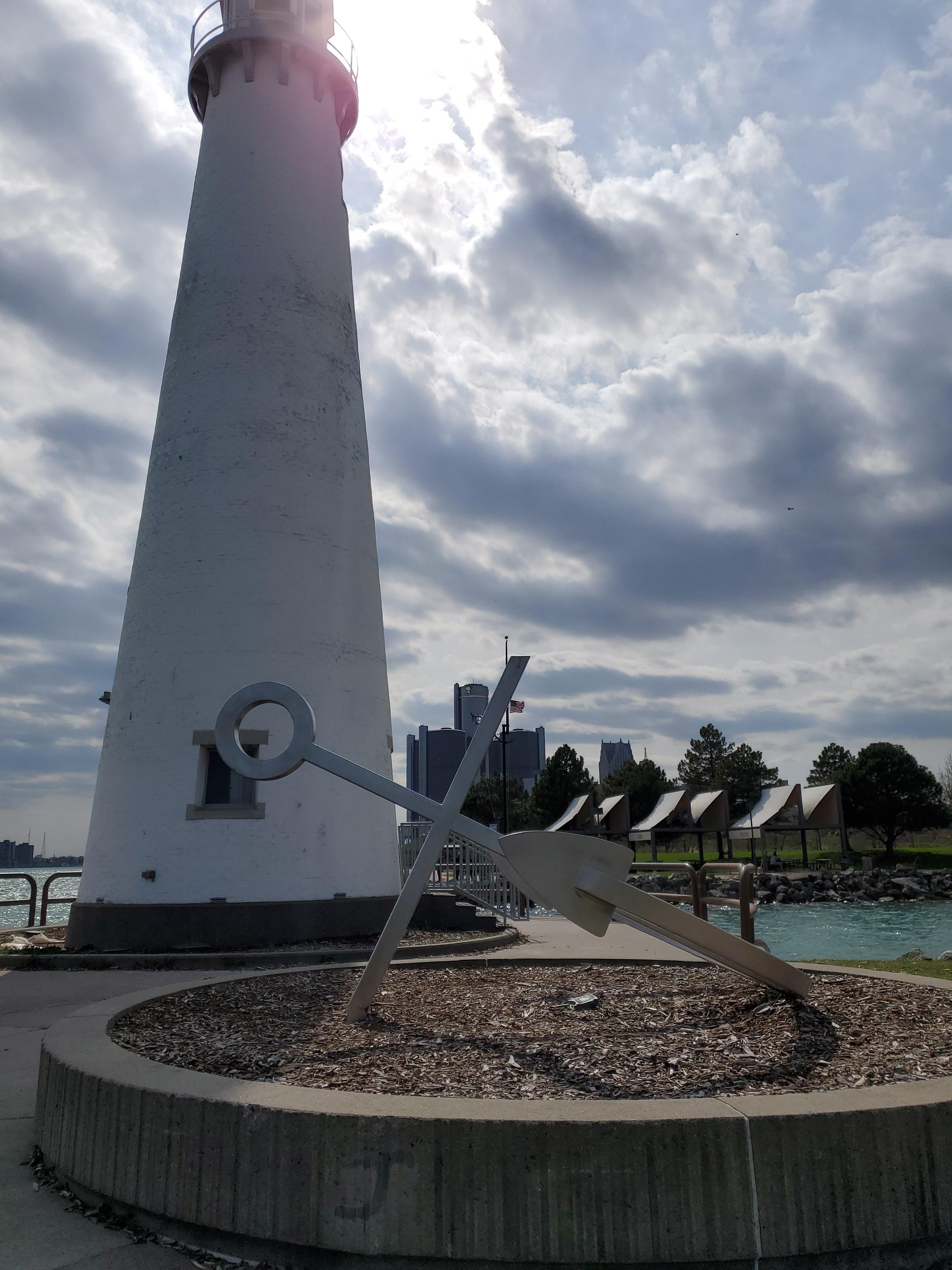 Milliken State Park Lighthouse. Downtown Detroit Riverwalk | Scrolller