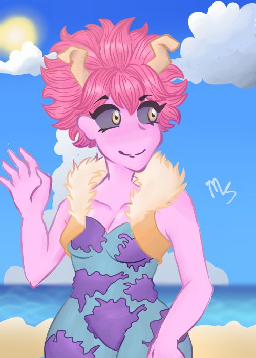 Mina Ashido Fanart By Me Scrolller 4660