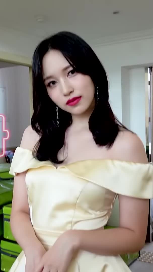 Mina - yellow prom dress, TWICE TV The Feels Behind the Scenes EP.03 | Scrolller