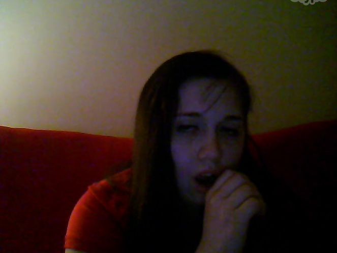 My hypno-slave mindlessly frozen in place with an invisible cock in her mouth | Scrolller