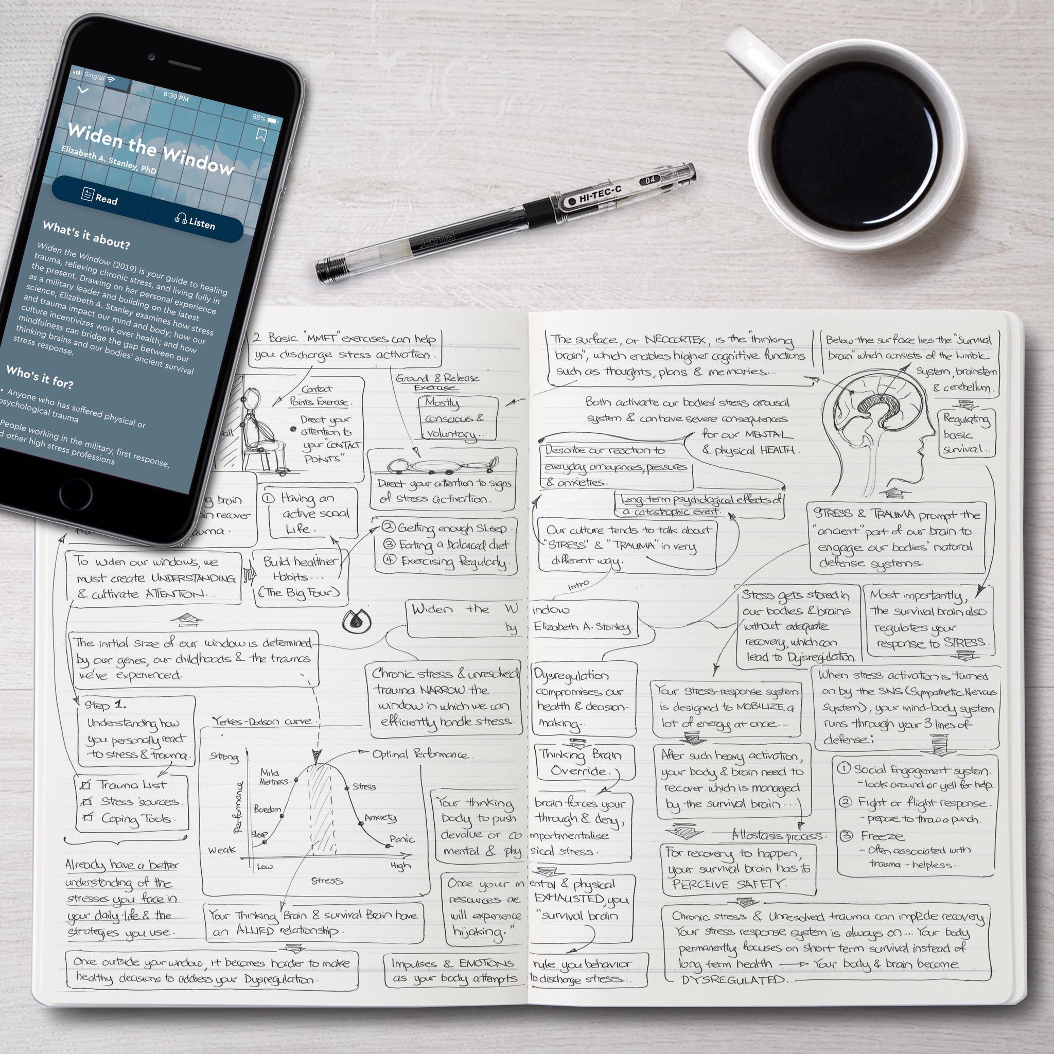 Mindmap of a book read on Blinkist. Added a few doodles to relate better. | Scrolller