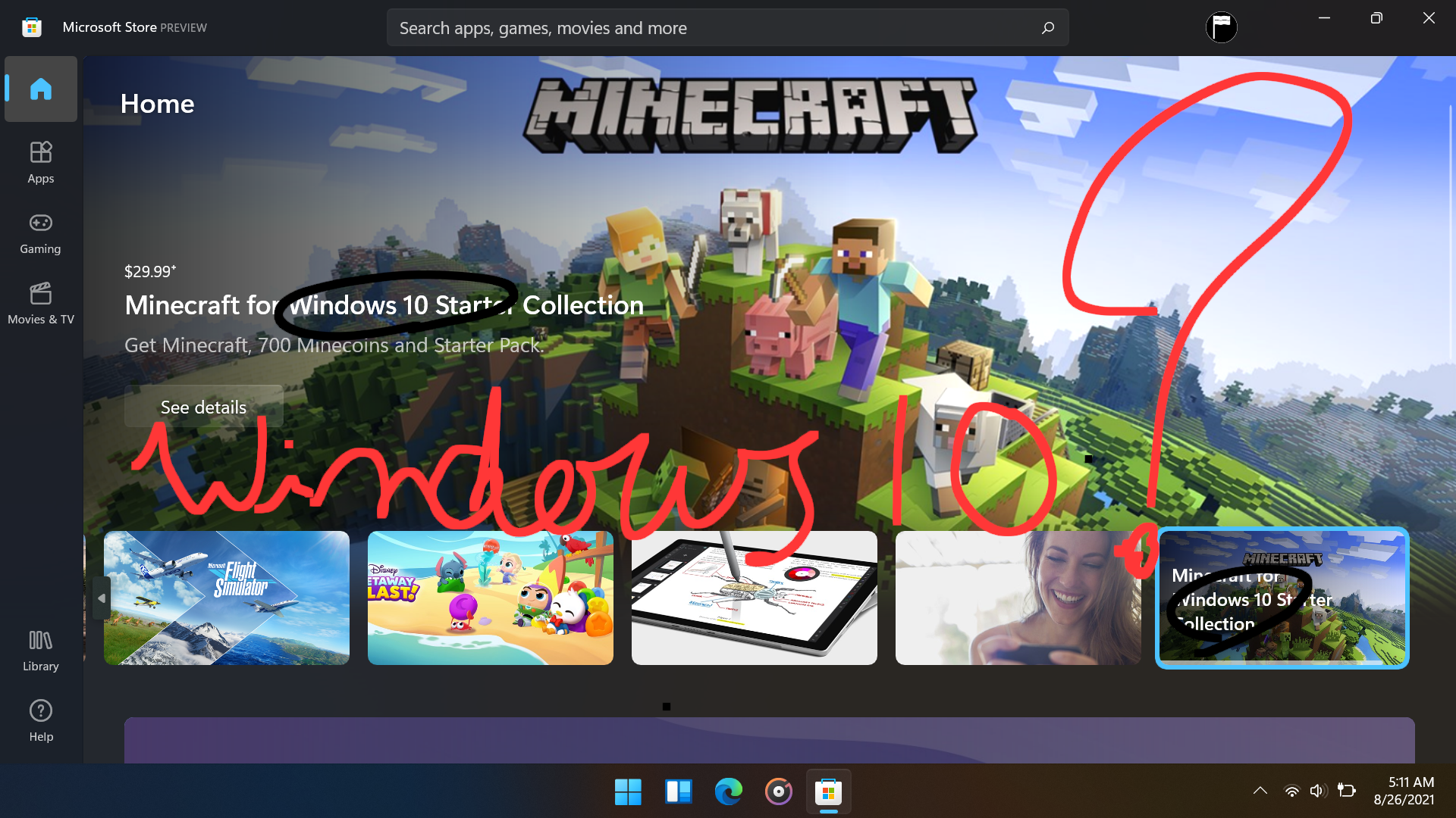 Minecraft for Windows 10? what??? | Scrolller