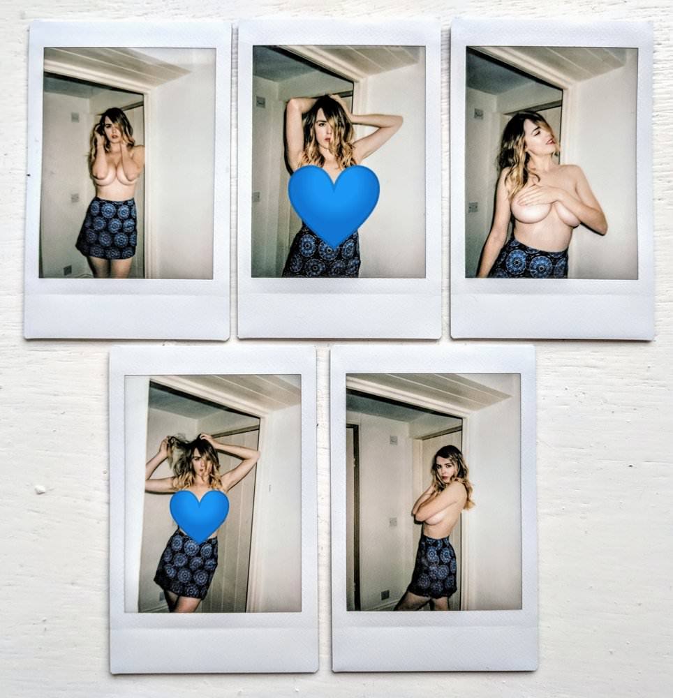 Mini skirt polaroids | Scrolller