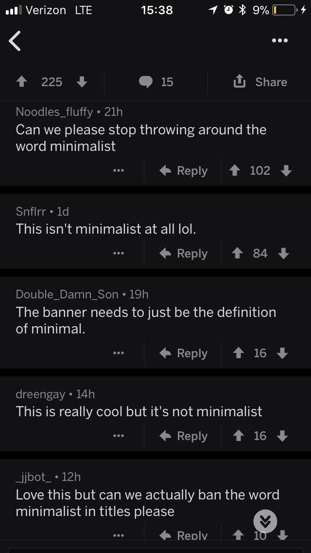 “Minimalist” | Scrolller