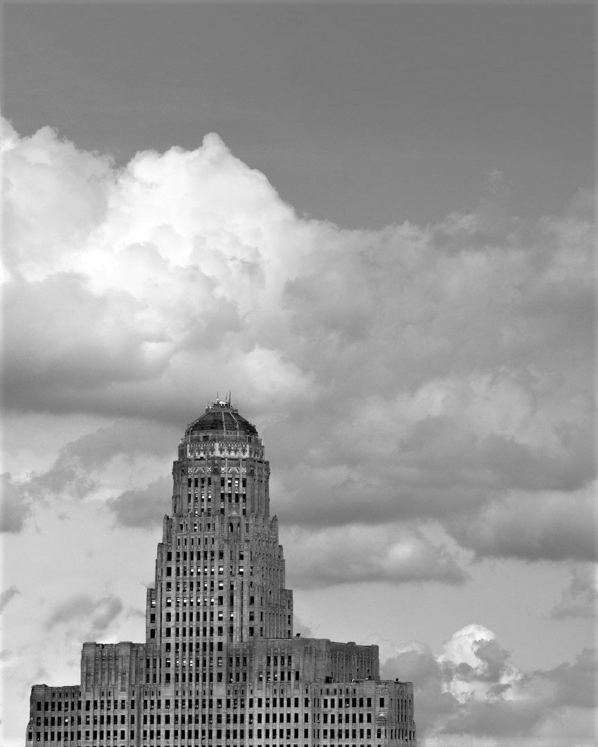 Minimalistic photo of the City Hall. | Scrolller