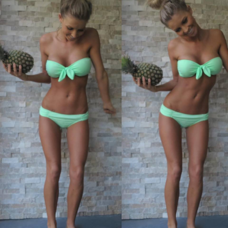 Mint bikini and a pineapple | Scrolller