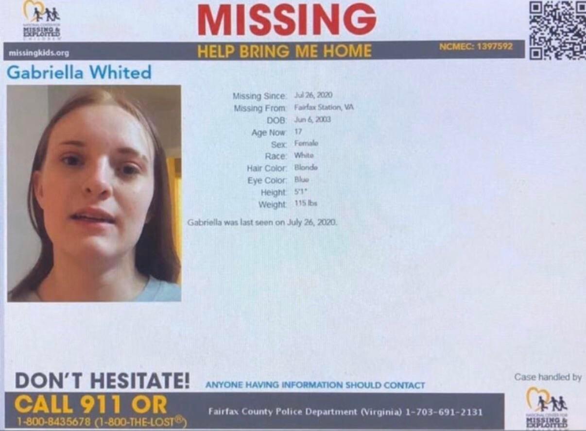 Missing 17 y/o girl from Fairfax County | Scrolller