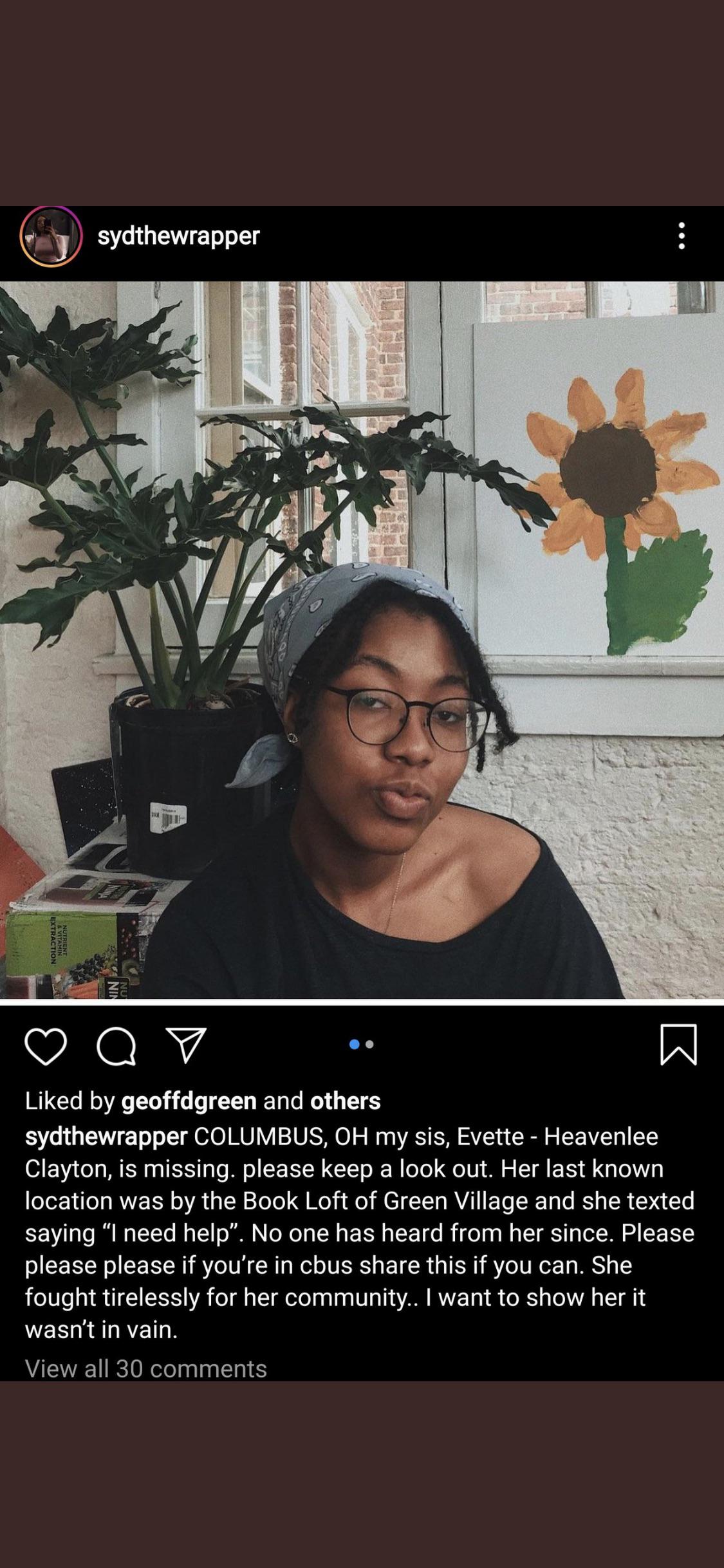 Missing person in Columbus area, please share! | Scrolller