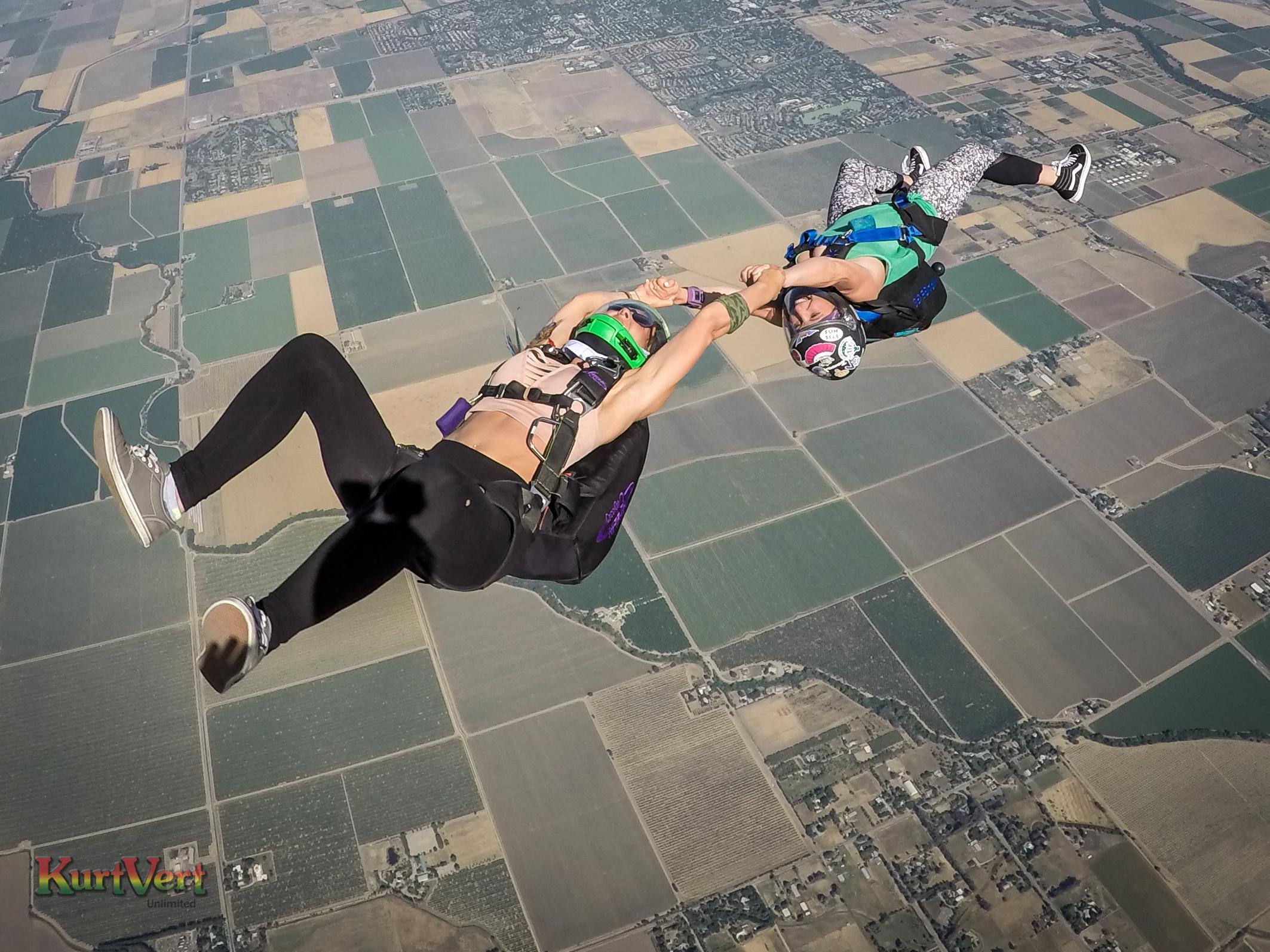 Missing this today. #skydiving #chicksthatskydive #happyplace #blueskies | Scrolller