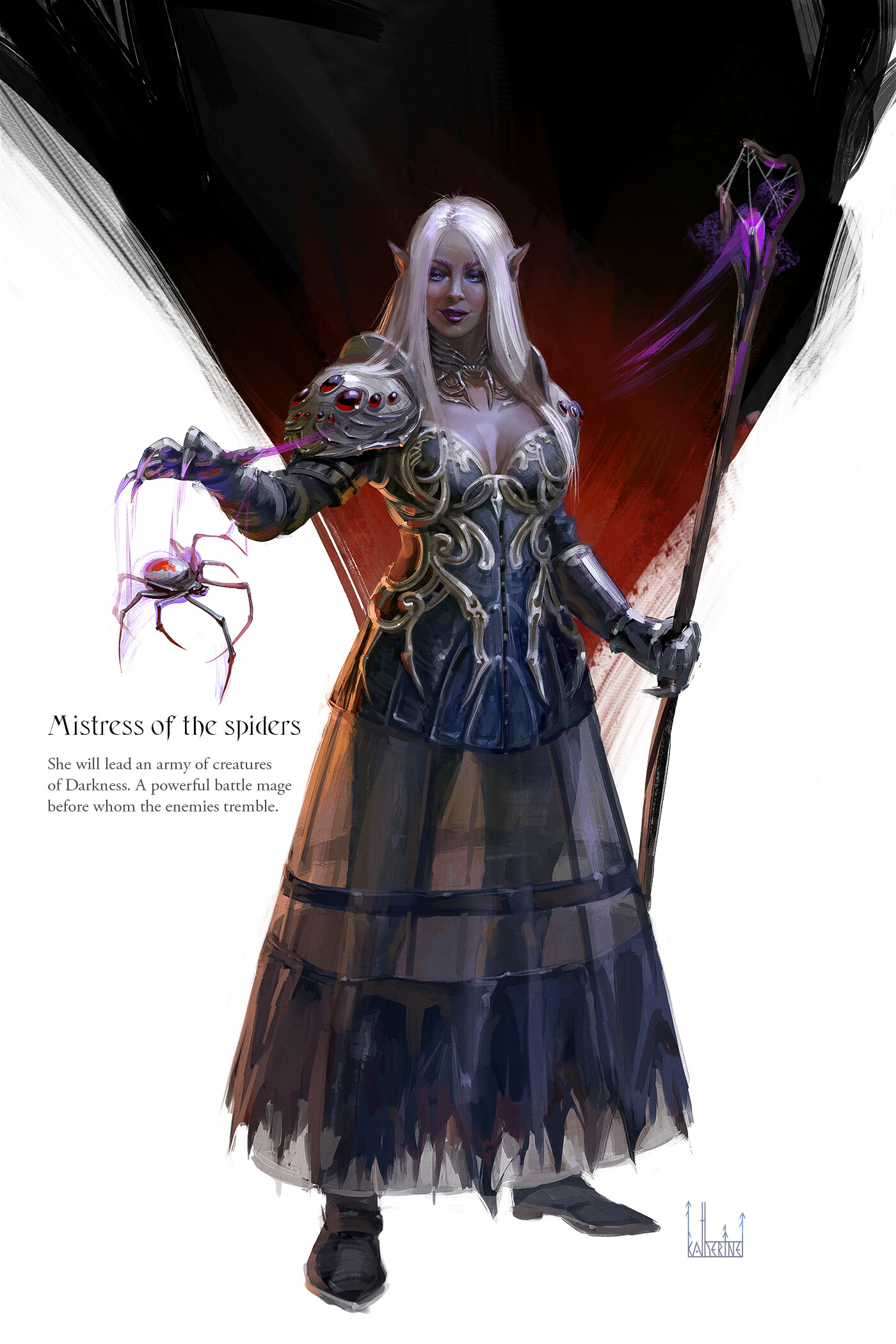 Mistress of Spiders by Katherine Zhuk | Scrolller