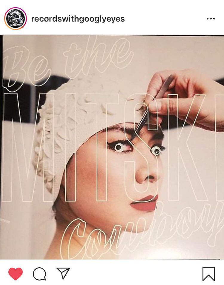 Mitski with googly eyes | Scrolller