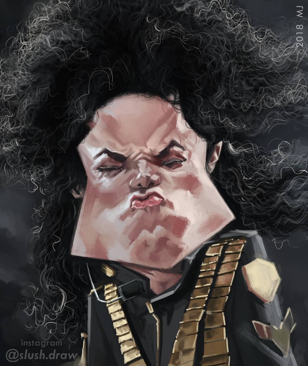 MJ caricature | Scrolller