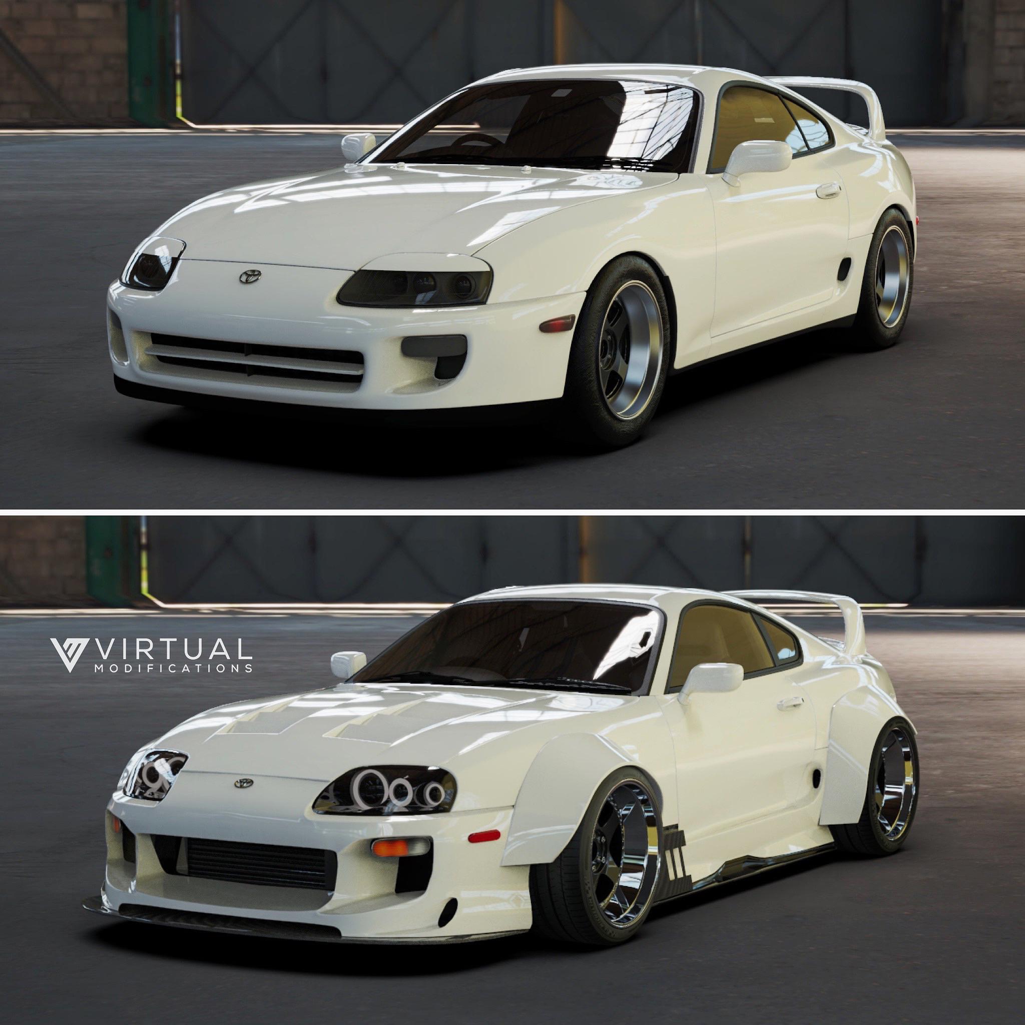 MK4 supra widebody render | Scrolller
