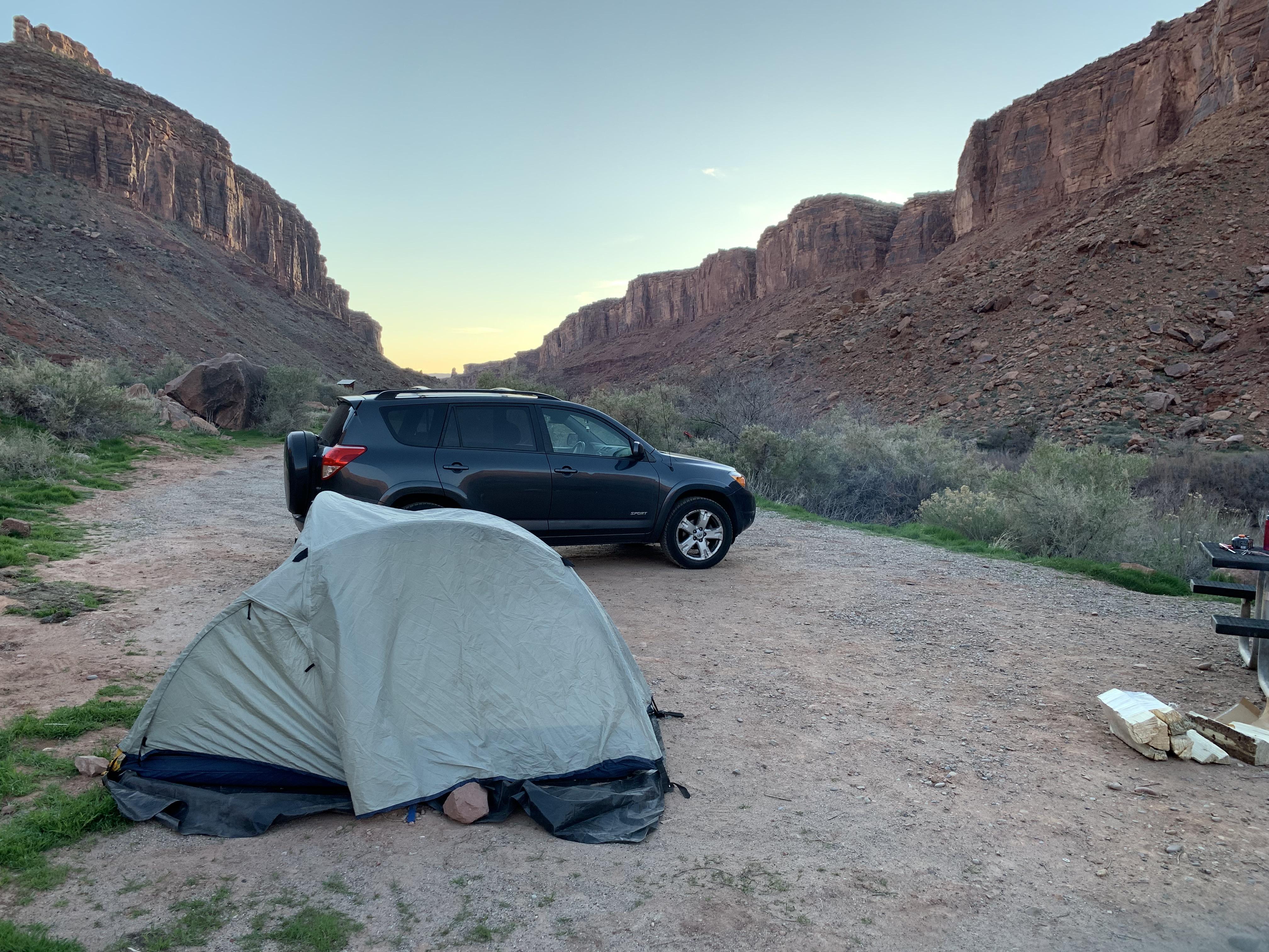 Moab, Utah - Lucked out with our campsite along the Colorado River | Scrolller