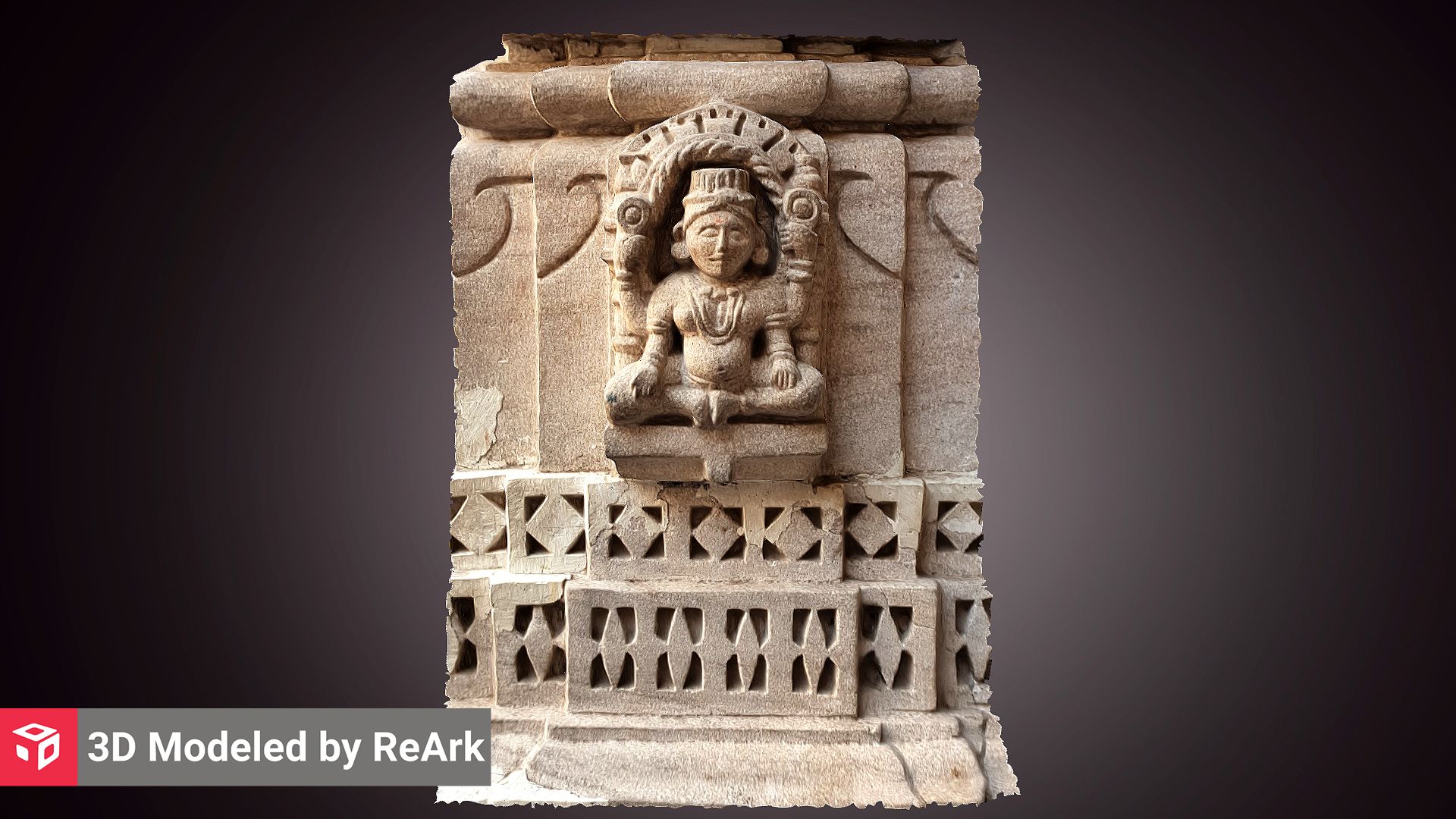 Model of an old Temple Sculpture | Scrolller