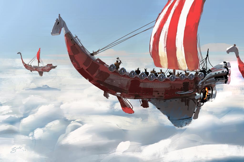Modern Vikings by Goro Fujita | Scrolller