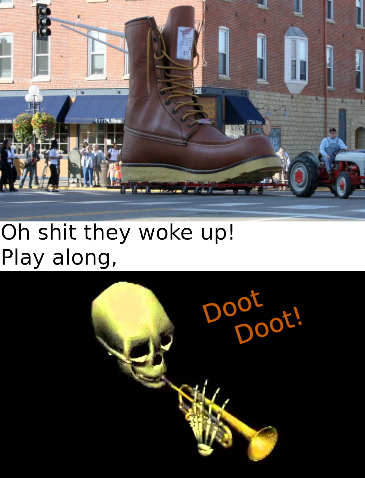 Mods are asleep, upvote a big boot | Scrolller