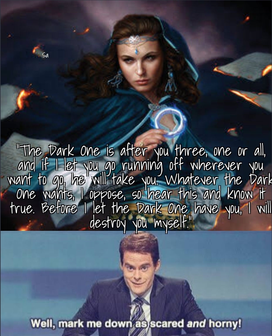 Moiraine's a very intense woman | Scrolller