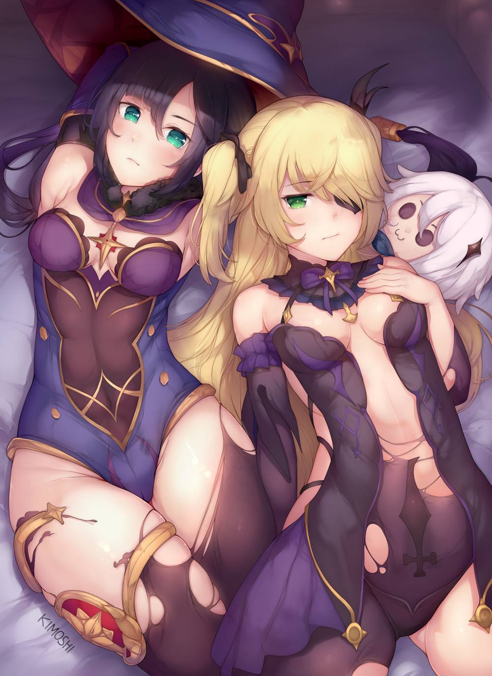 Mona and Fischl (Kimoshi) [Genshin Impact] | Scrolller