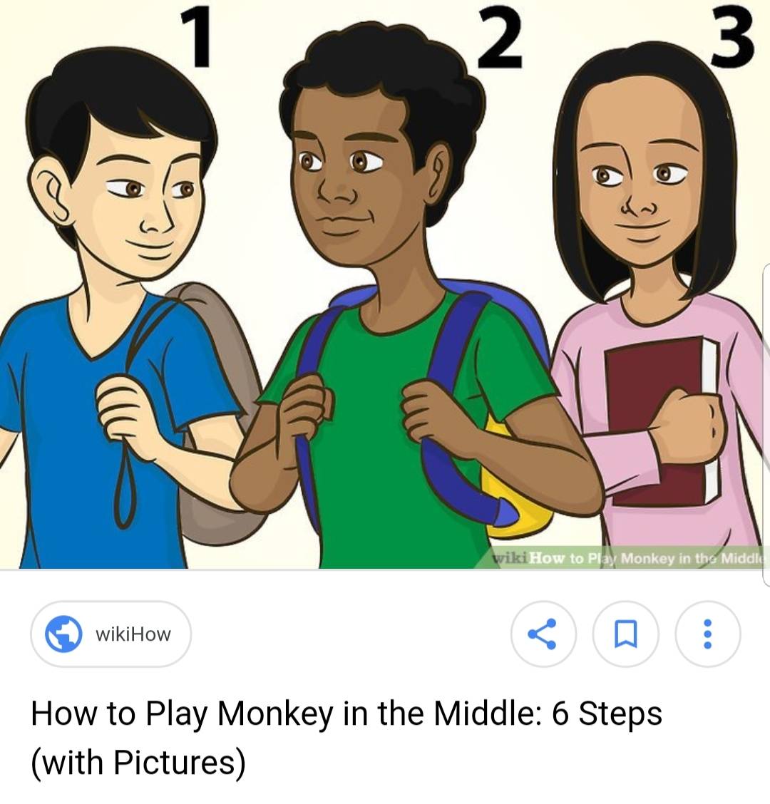 Monkey in the middle. | Scrolller