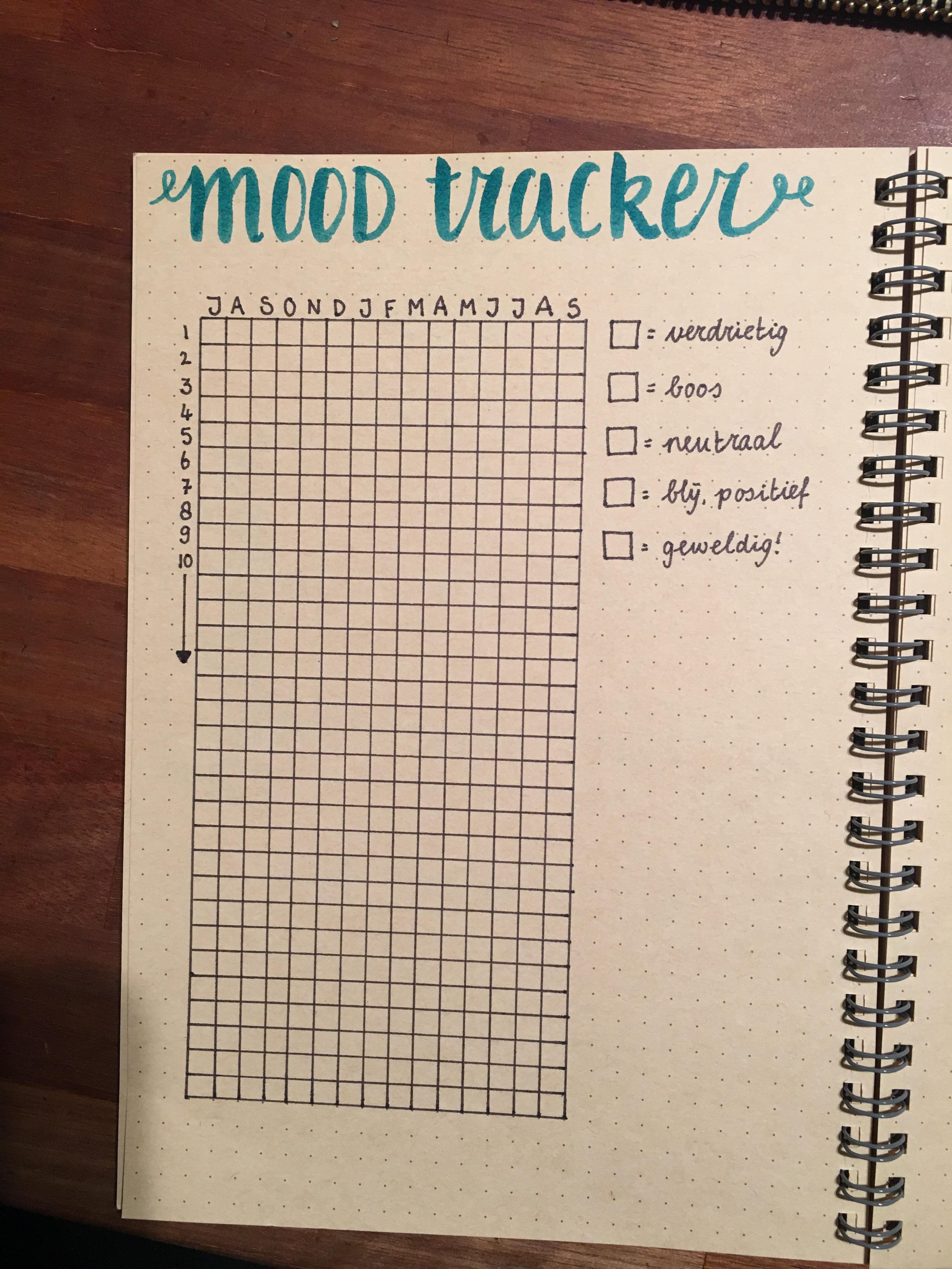 Mood Tracker in my new bujo | Scrolller