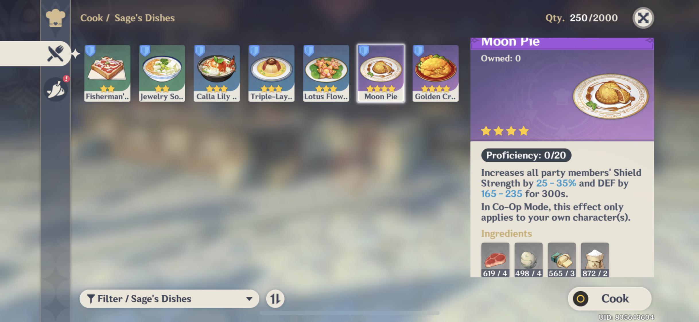 Moon Pie Recipe (Increase Shield Strength) | Scrolller