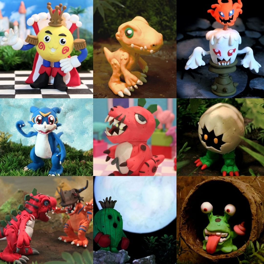 More clay Digimon | Scrolller