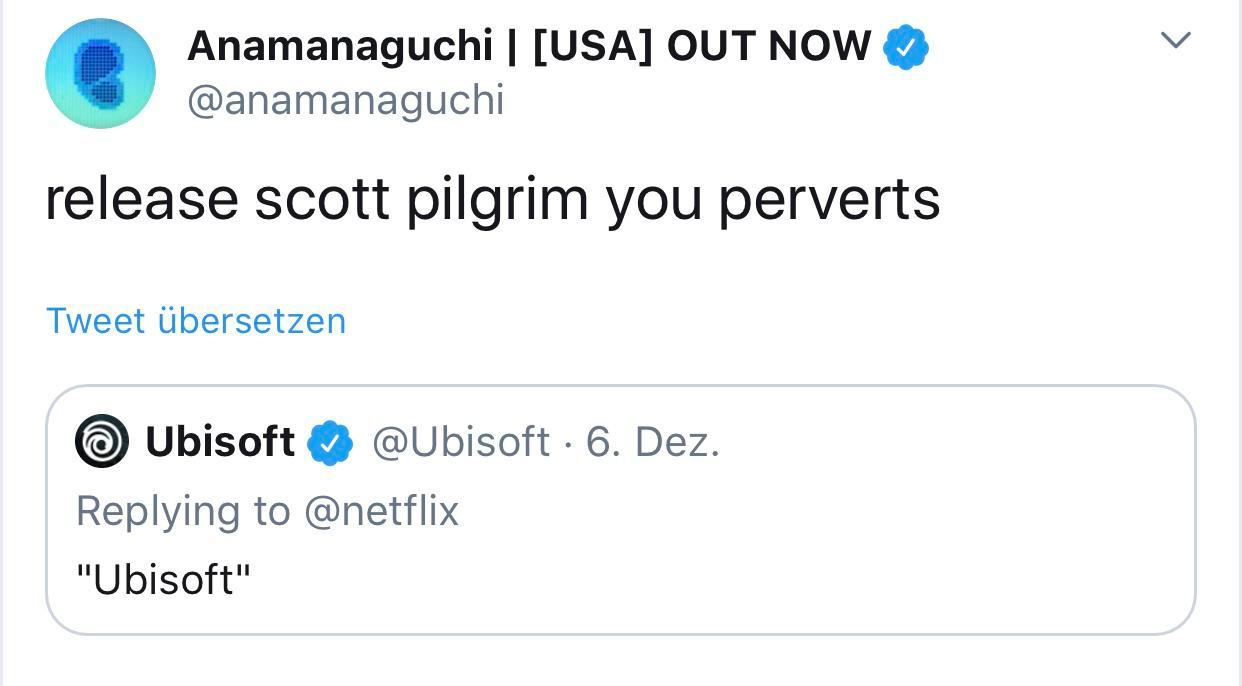 More pressure on Ubisoft to bringt Scott back :-P | Scrolller