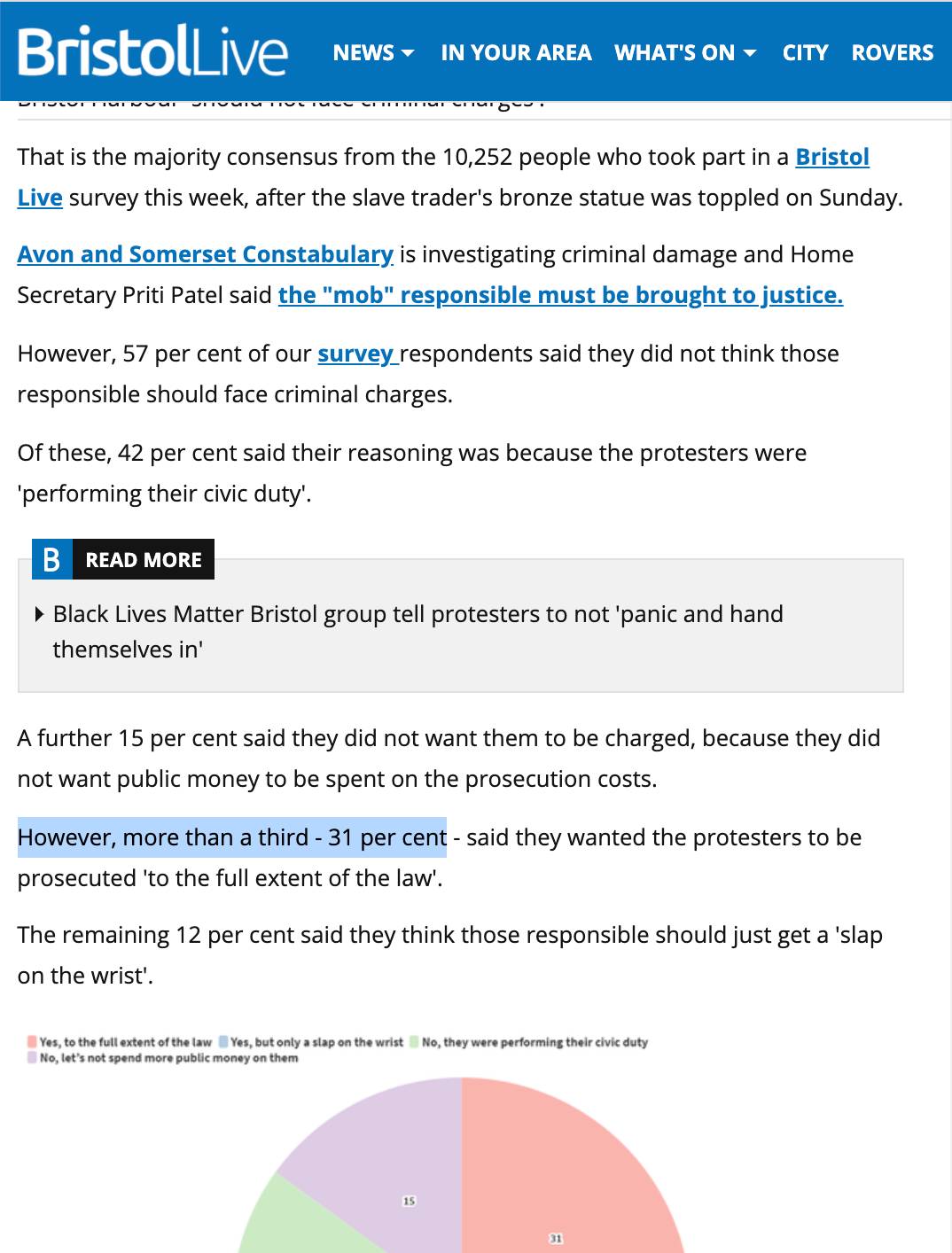 More quality journalism from our embarrassment of a local news source. A friendly reminder to ...