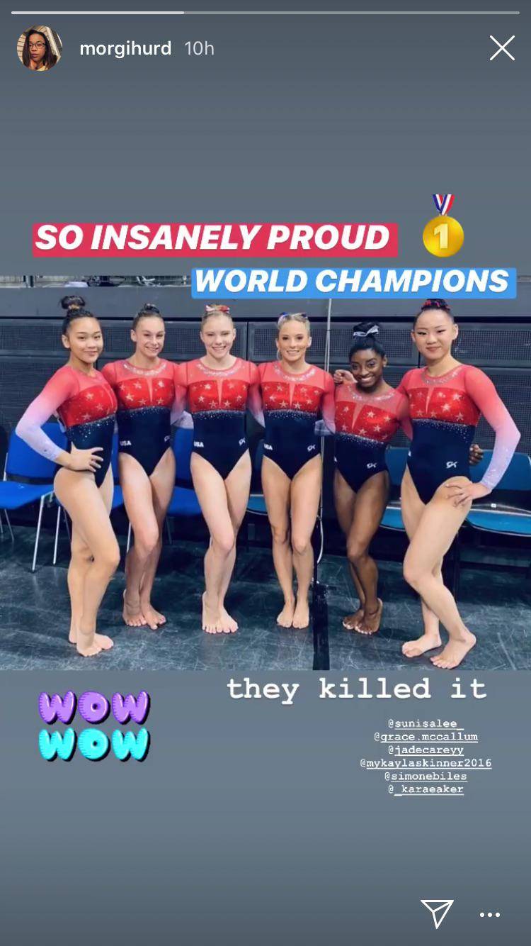 Morgan continuing to be the selfless, supportive person she is! Love her. | Scrolller