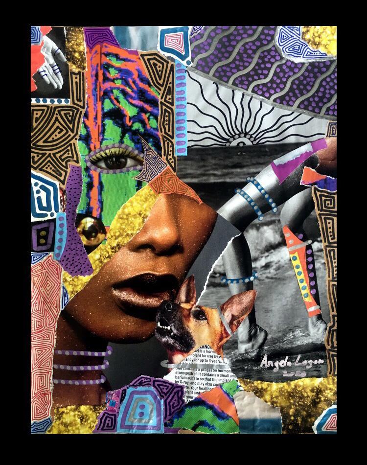 Mother Earth paper collage | Scrolller