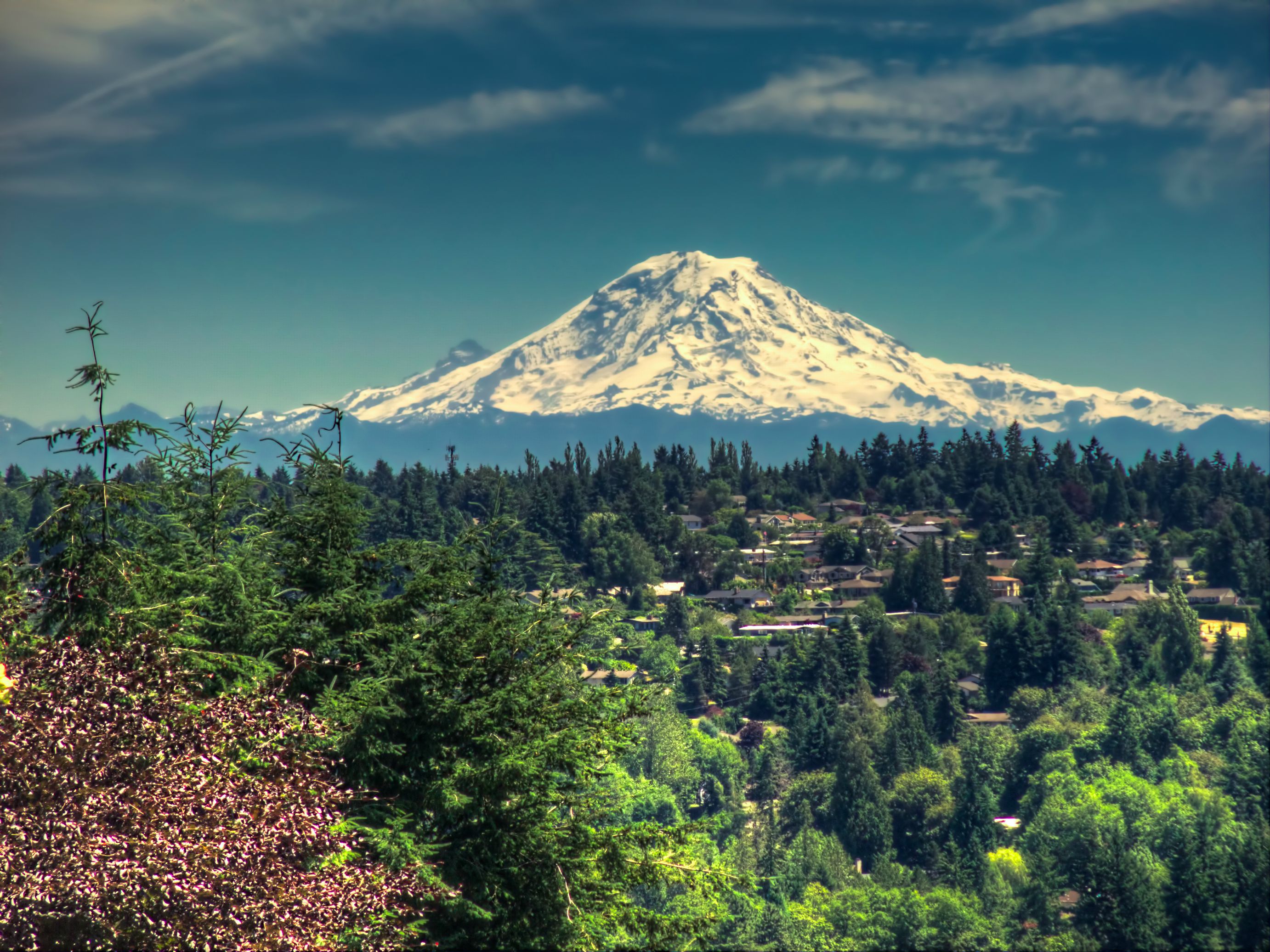 Mount Rainier - Shot Taken From Burien, Washington | Scrolller