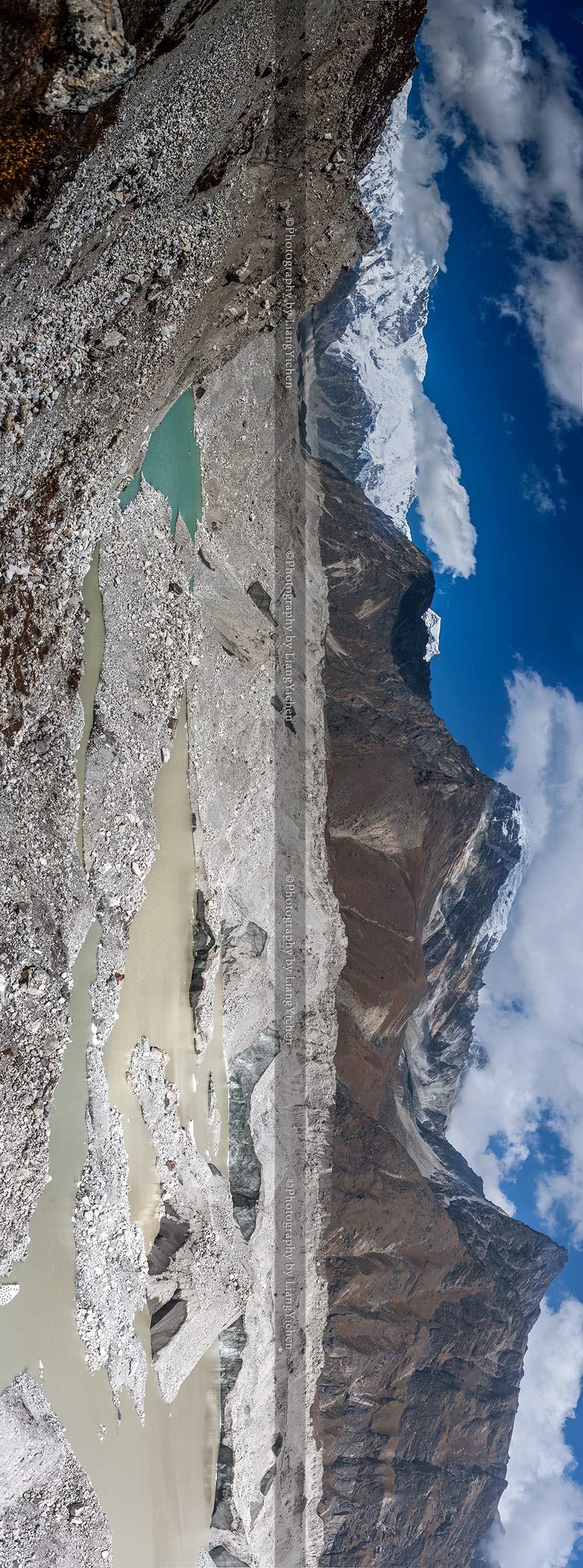 mountain Cho oyu with Ngozumba Glacier | Scrolller