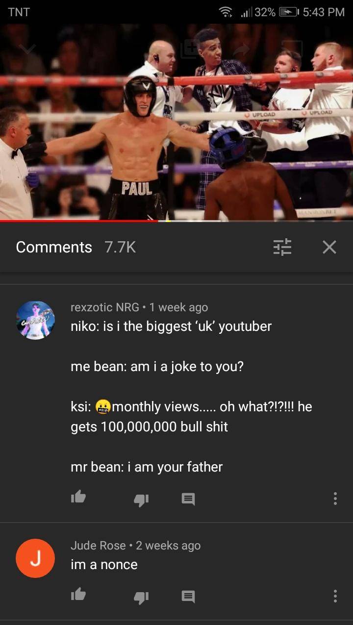 Mr bean is Ksi's father!?!?!? | Scrolller