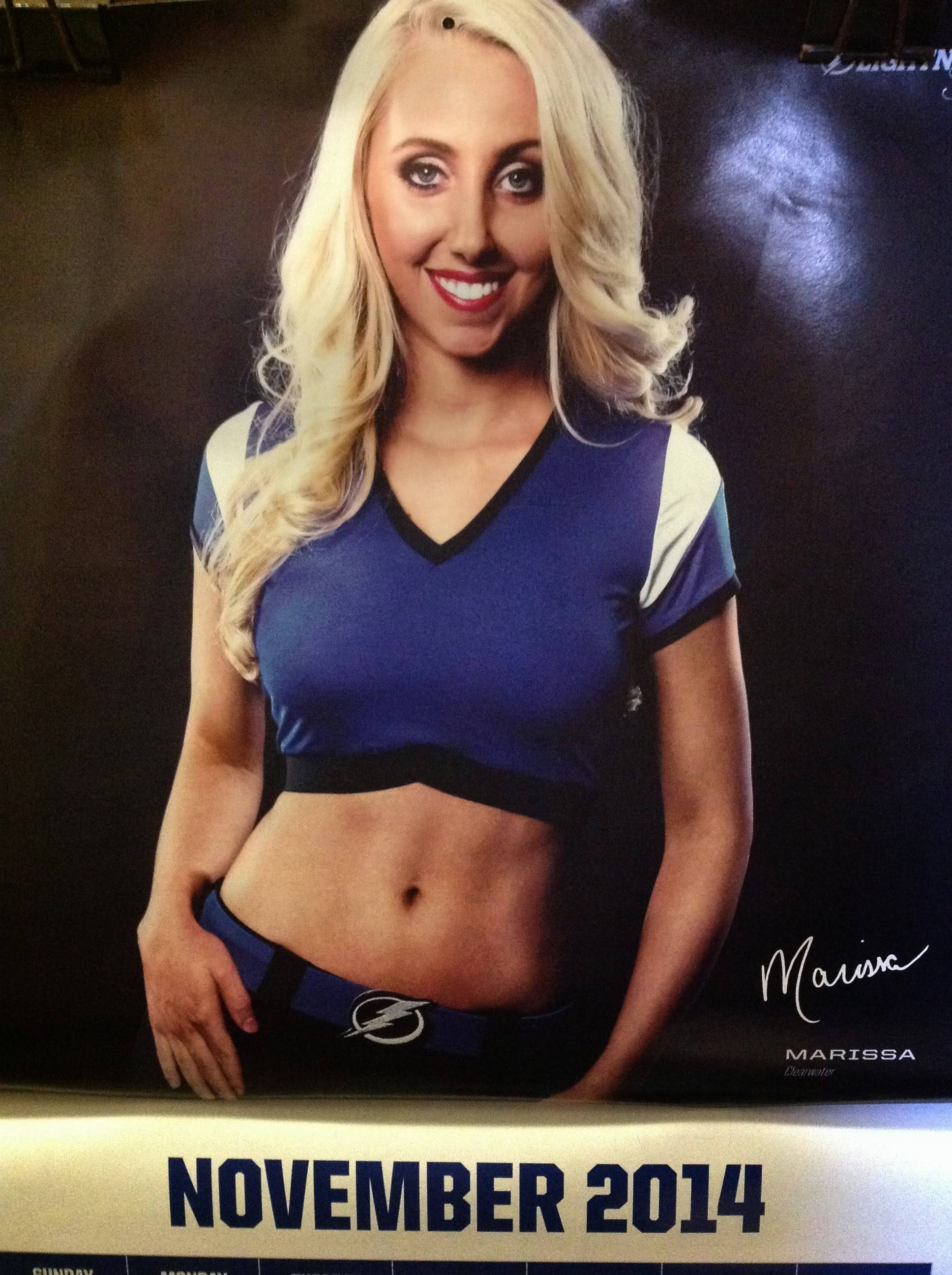 Ms. November, staring at me from the calendar | Scrolller