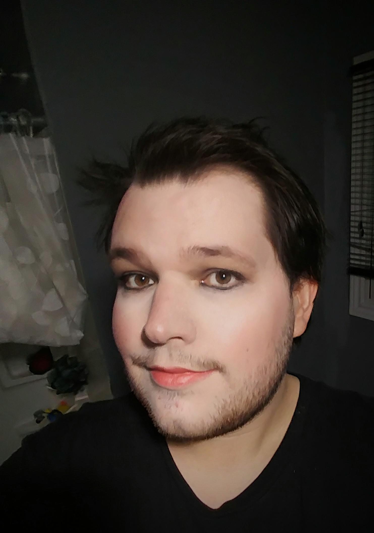 MtF first time wearing makeup | Scrolller