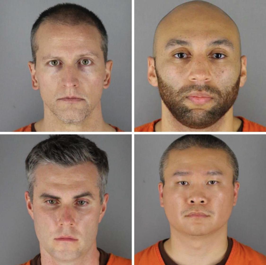 Mugshots of all 4 cops arrested for the murder of George Floyd | Scrolller