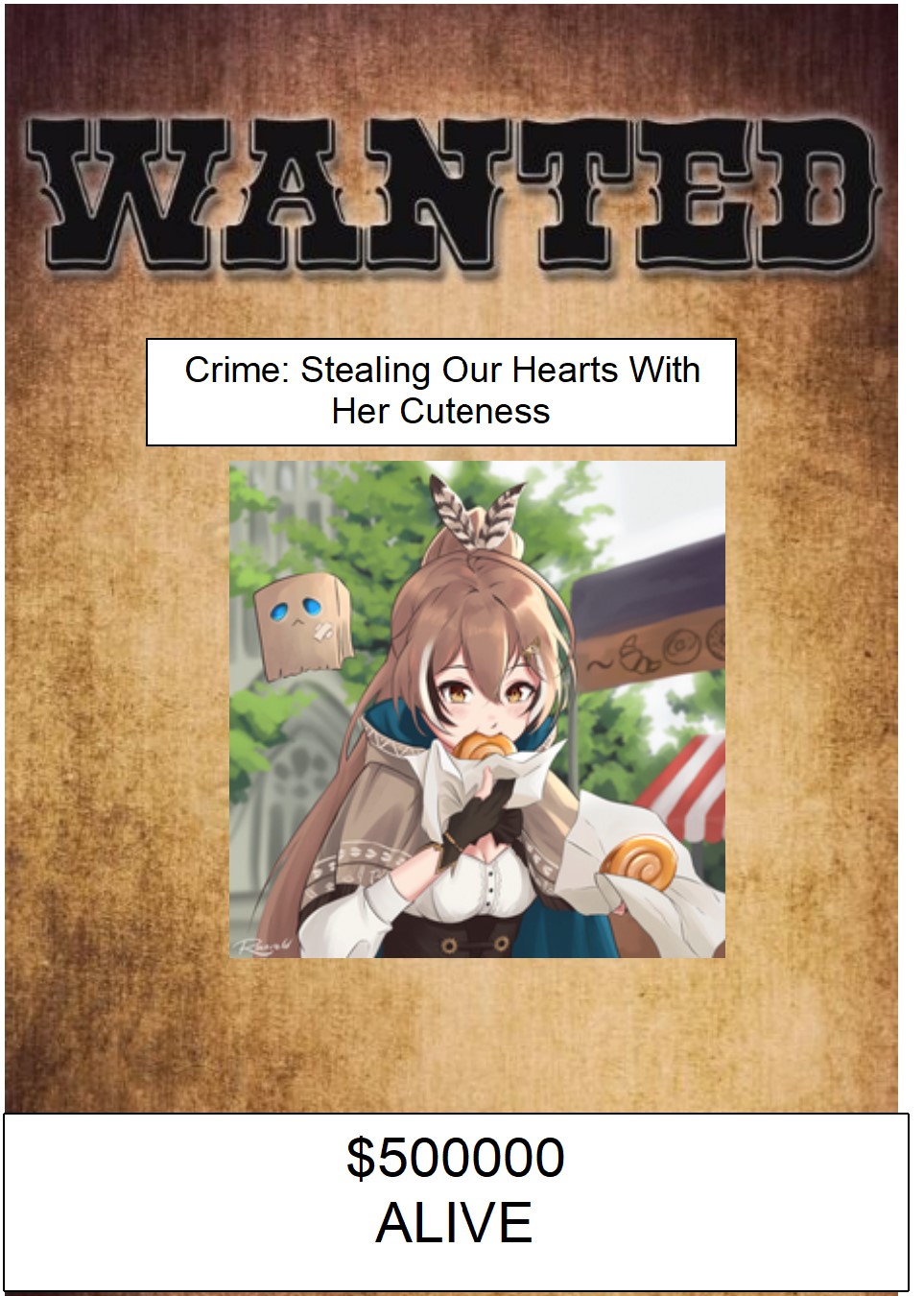 Mumei Wanted Poster | Scrolller