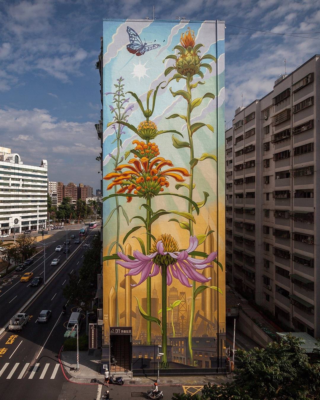 Mural by Mona Caron | Scrolller