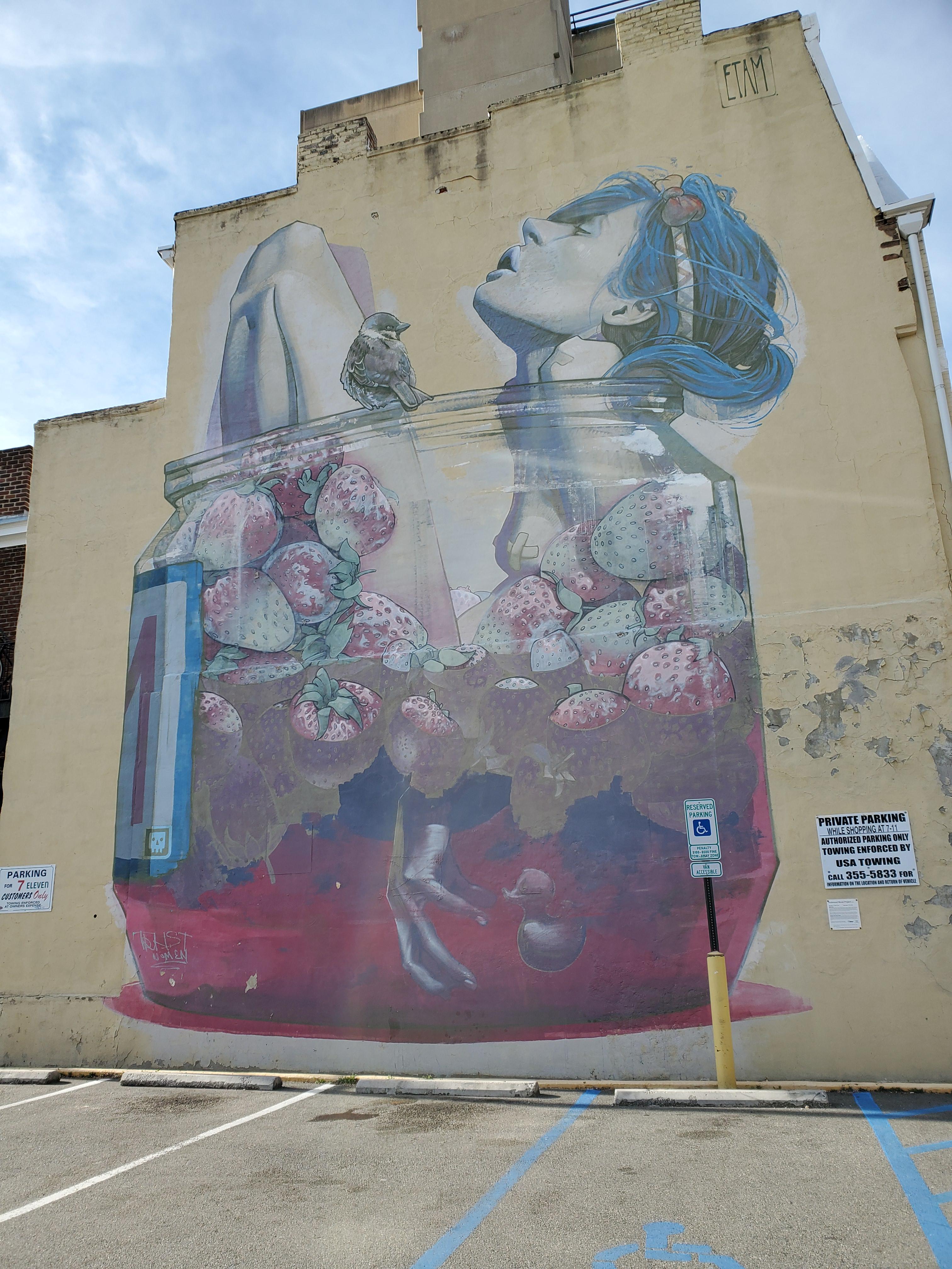 Mural by the 7 eleven downtown Richmond VA | Scrolller
